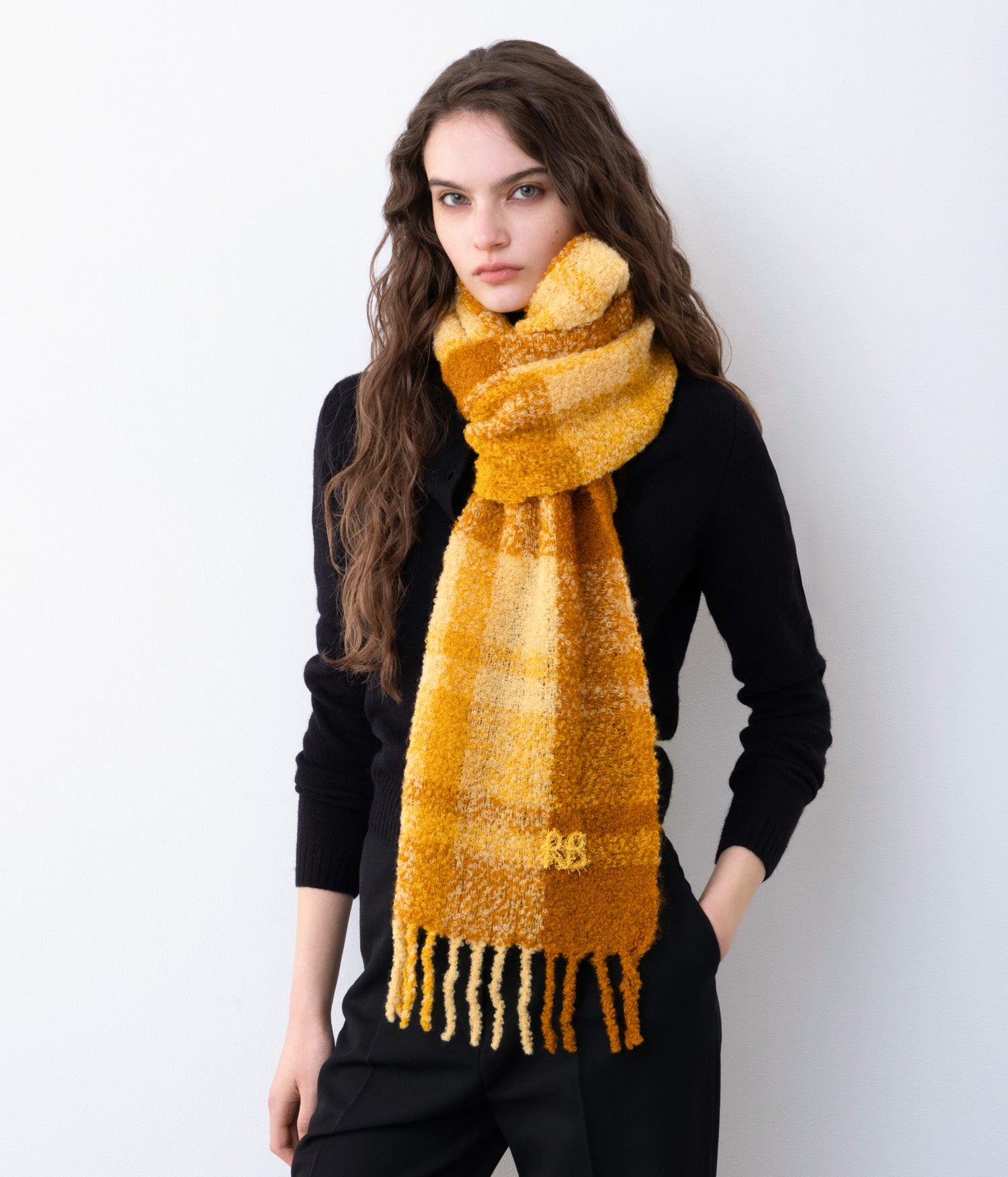 Check Print Scarf • Ruslan Baginskiy Hats & Accessories - Ascension Island